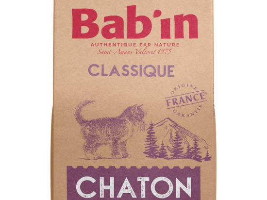 BAB'IN CLASSIQUE CHATON POULET 3 KG | Cap Animal