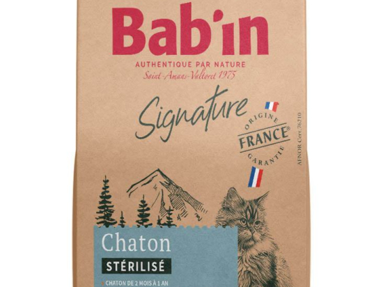 BAB'IN SIGNATURE CHATON POULET 1.5 KG | Cap Animal